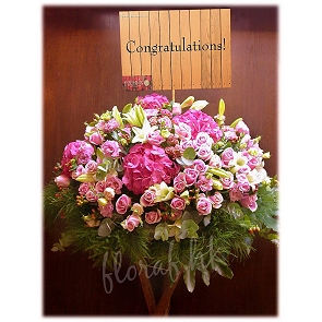Opening Flower Basket | congratulations flower basket | grand ...